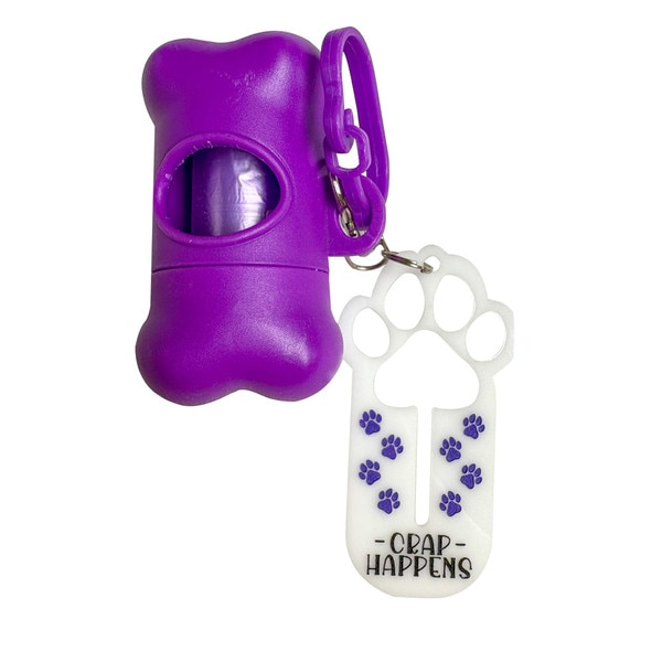 Wilder Mind - Poo Bag Holder Purple | thatpetplace.com