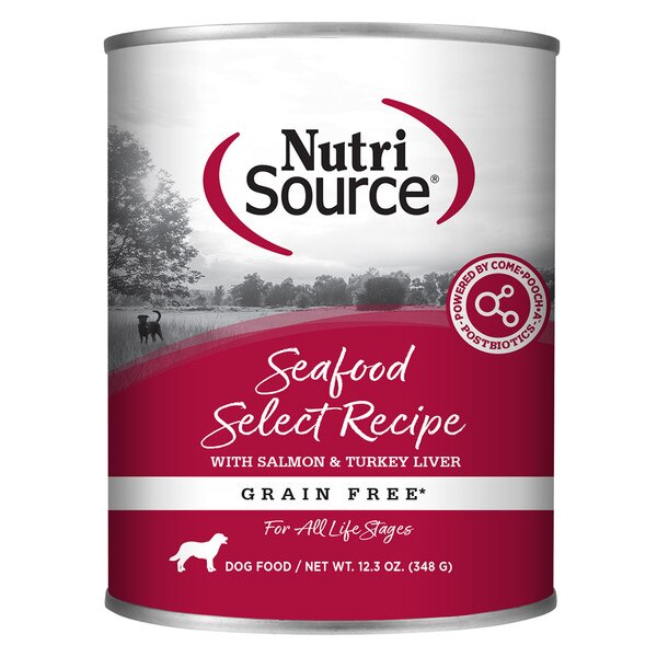 Nutrisource - GF Salmon & Turkey Canned Dog Food 12.3oz | thatpetplace.com