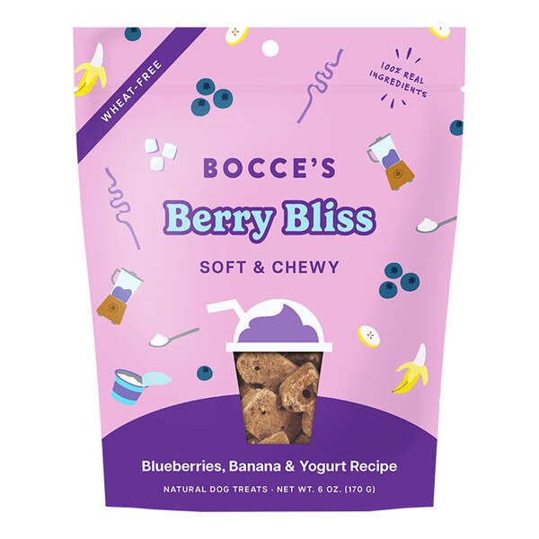 BOCCES - SOFT & CHEWY BERRY BLISS DOG TREAT 6OZ | thatpetplace.com