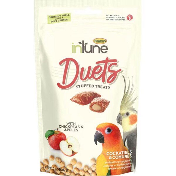 Higgins - Intune Duets Apple Cockatiel/Conure Treat 3oz | thatpetplace.com