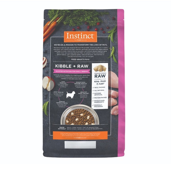 INSTINCT - GF RAW BOOST SMALL BREED CHICKEN DOG FOOD 3.5LB ...